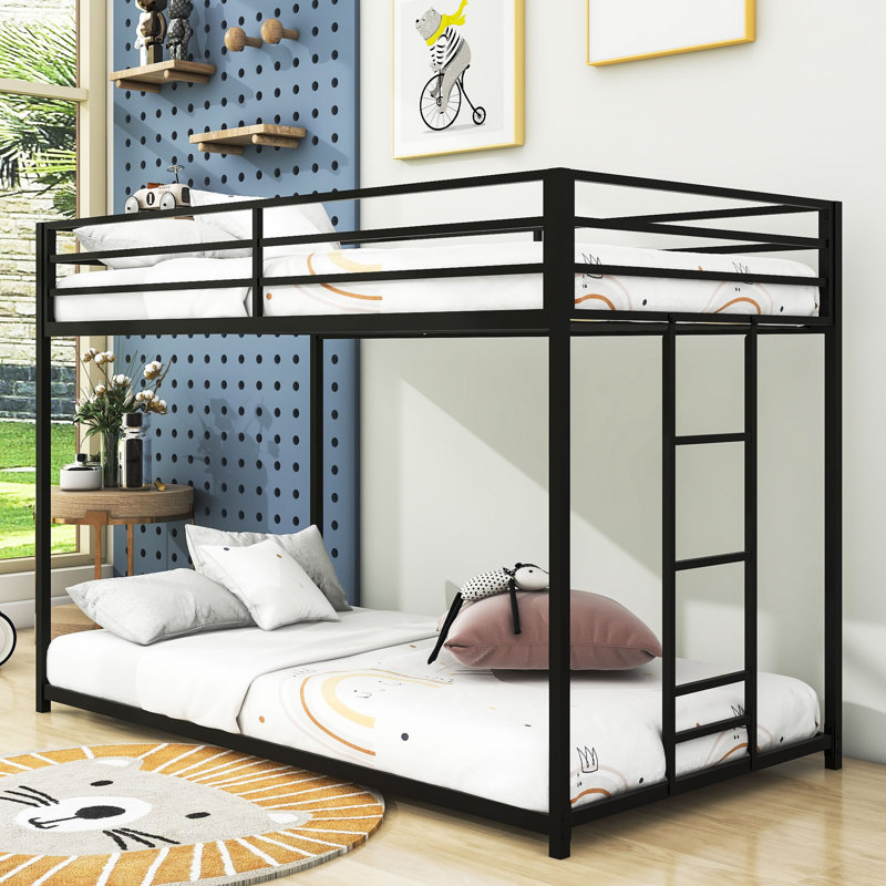 Isabelle Max Aleh Twin over Twin Metal Standard Bunk Bed Reviews Wayfair